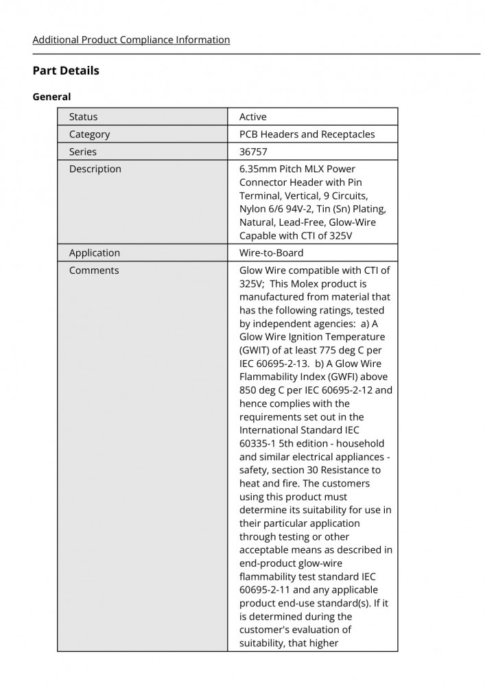 MOLEX 367570105 technical document image, page 2