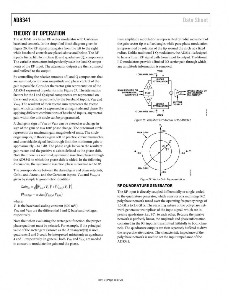 AD8341 datasheet page 10