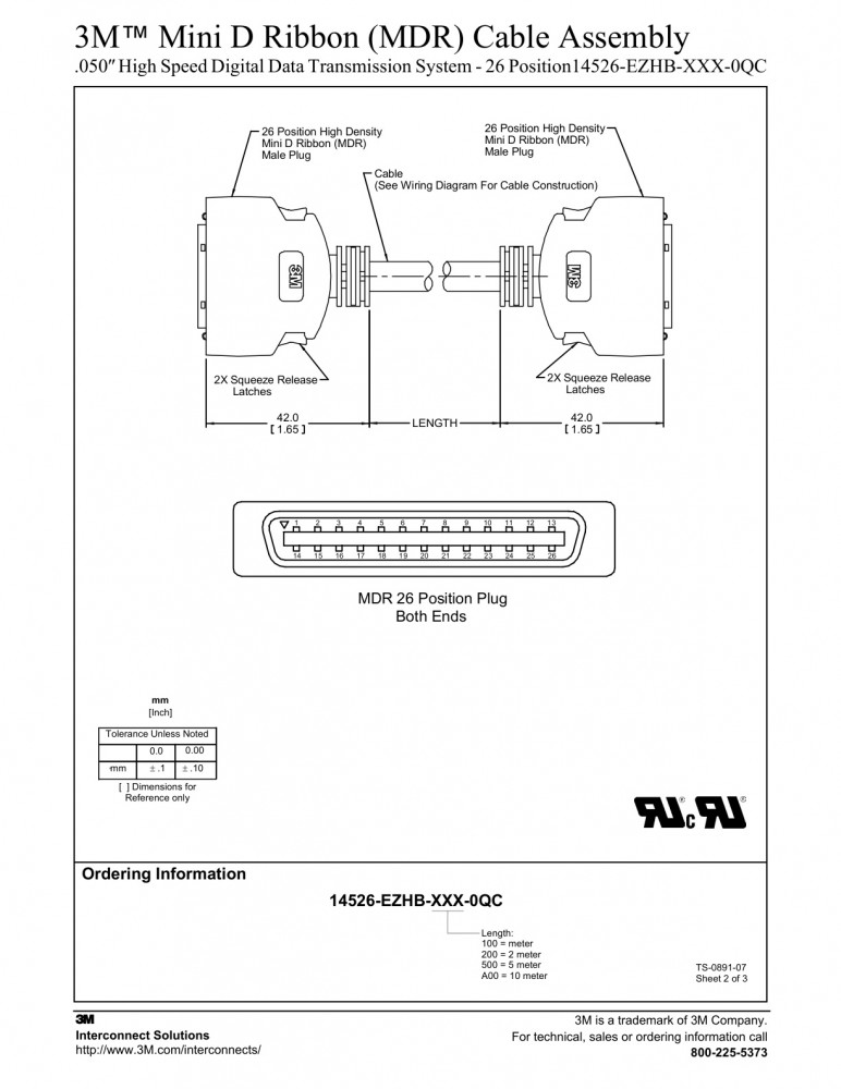 3M TS-0891-07 technical data sheet page 2