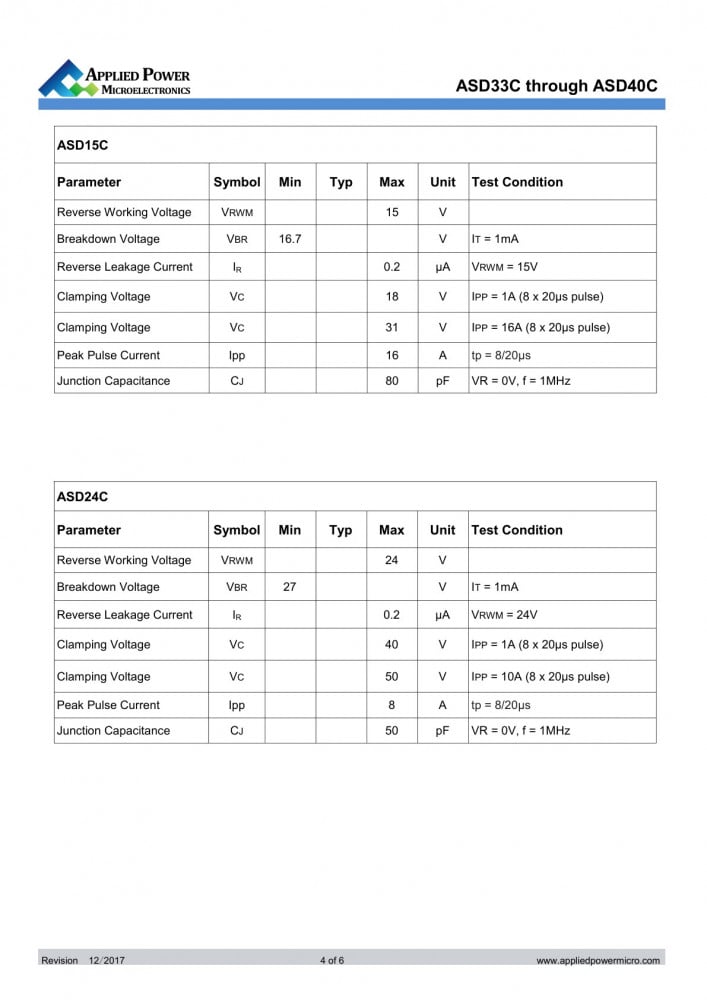 ASD08C datasheet page 4