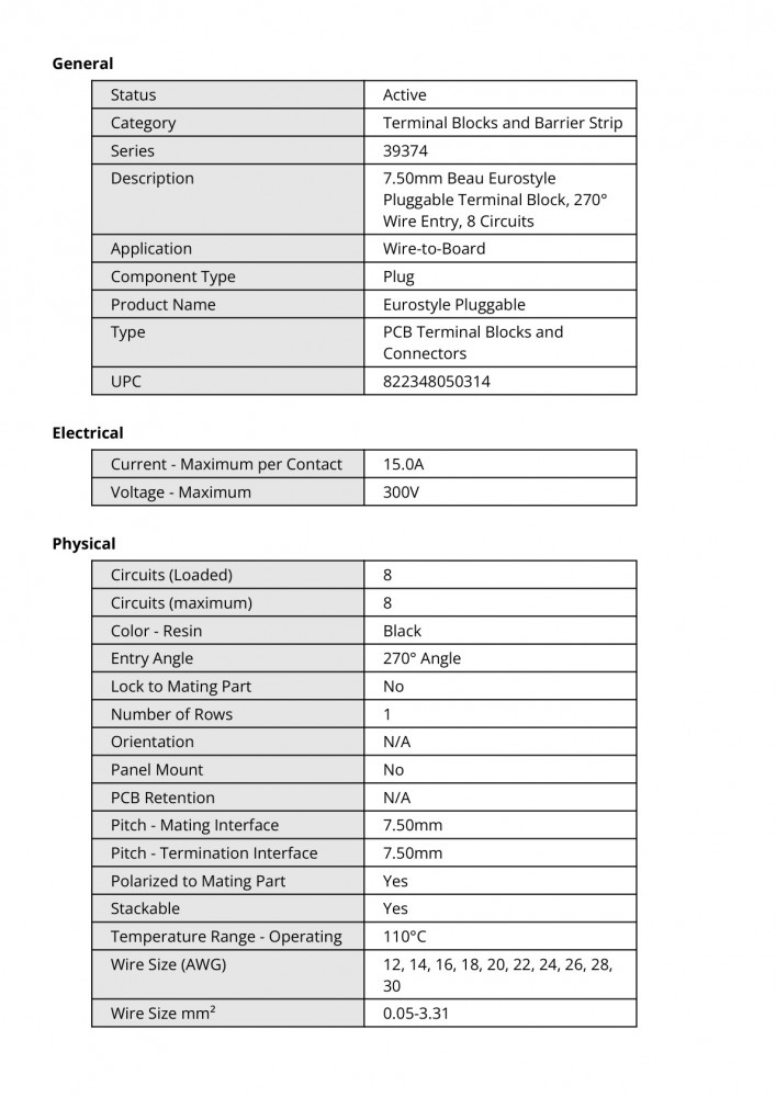Product document preview, page 2