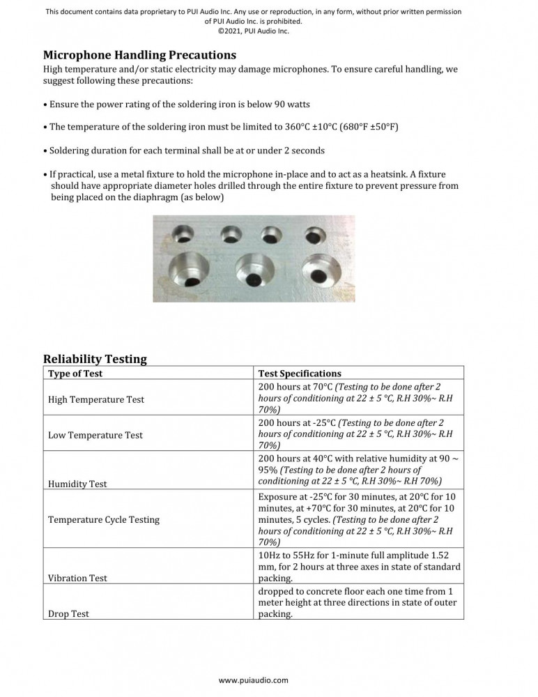 AOW-5024P-HD-F-R datasheet page 3