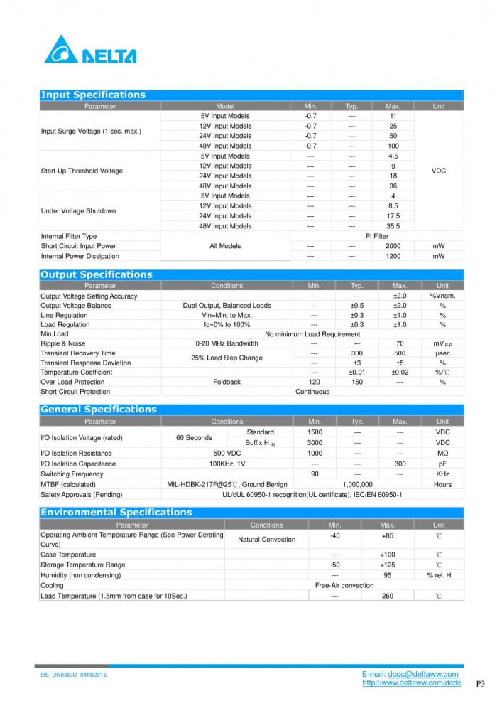 DN03S2405A datasheet page 3