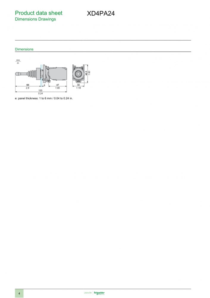 XD4PA24 technical document page 4