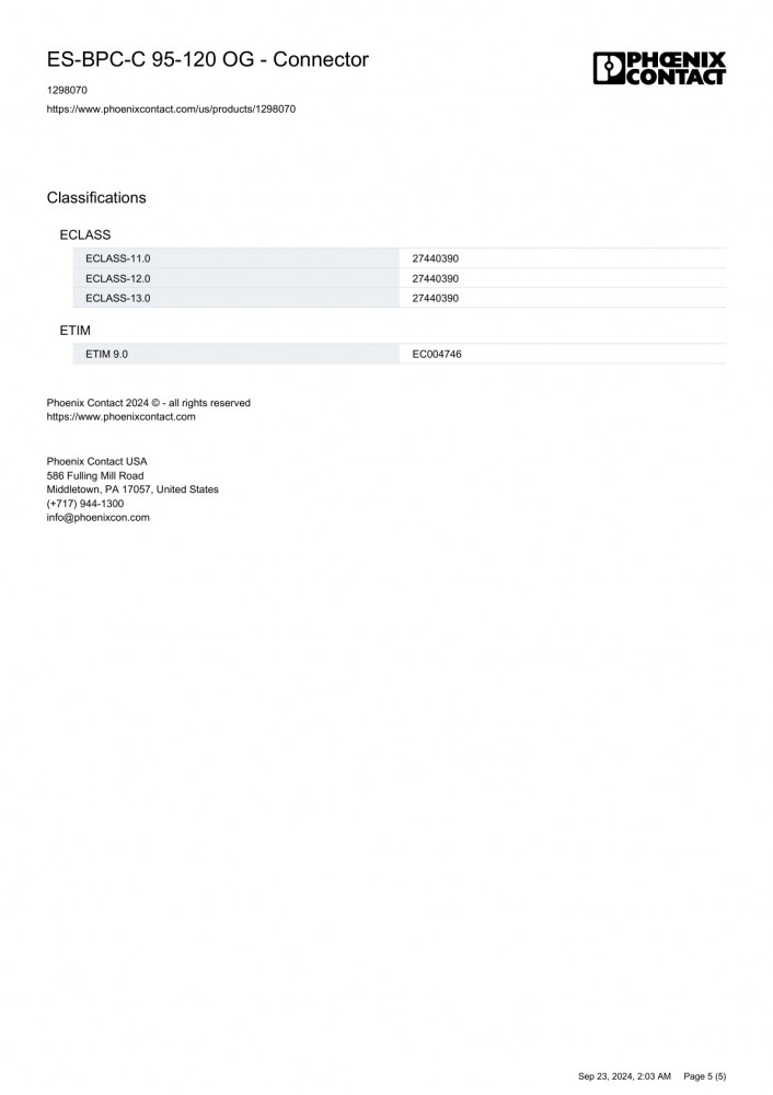 Phoenix Contact 1298070 technical document page 5