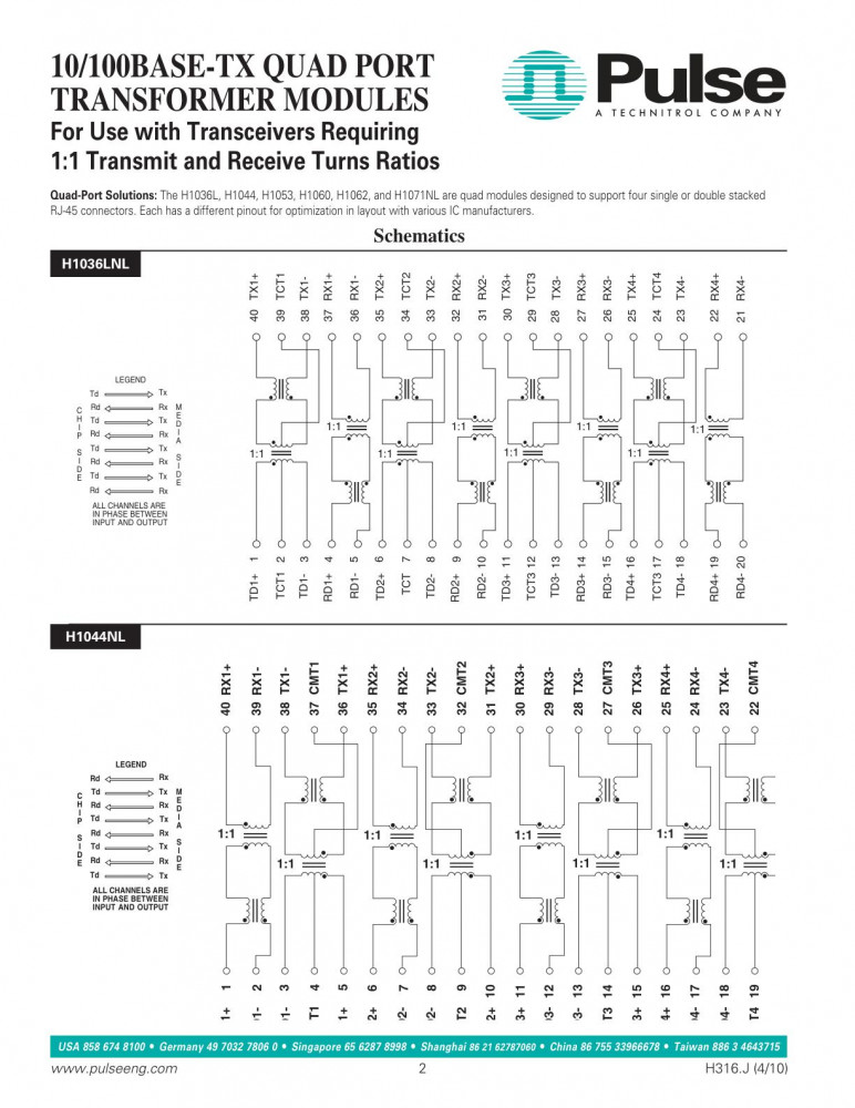 H1062NL technical document page 2