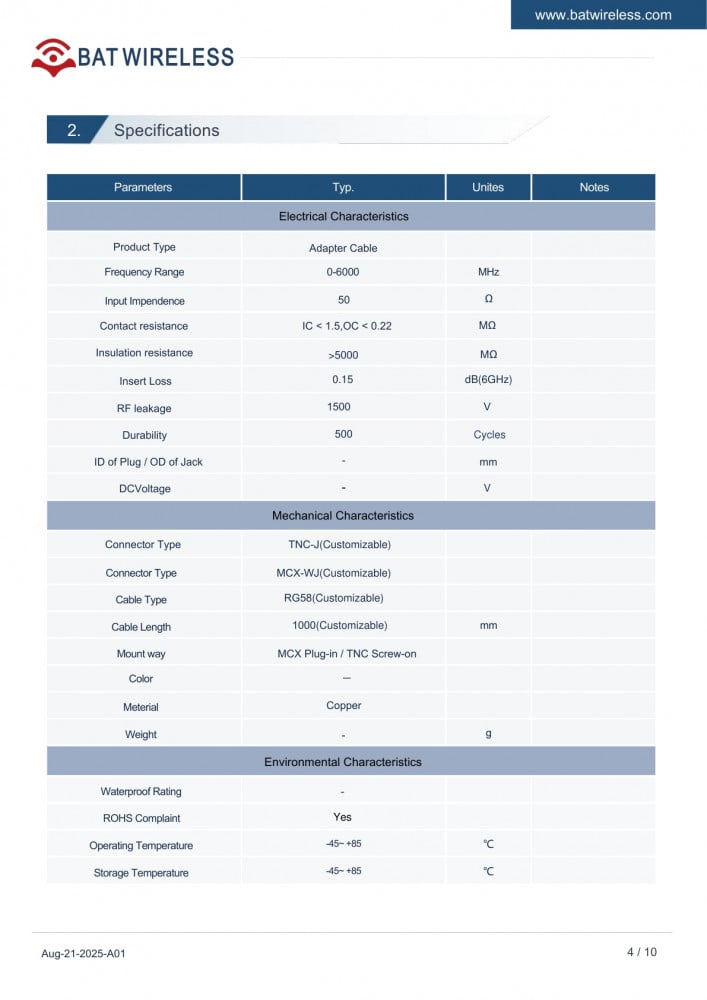BWTNCJ-MCXWJ-RG58L1000 datasheet page 4