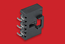SL Wire-to-Board Header, Surface Mount, Single Row, Vertical, 3.05mm Pocket, Shrouded, 10 Circuits, 0.76µm Gold (Au) Selective Plating for sale