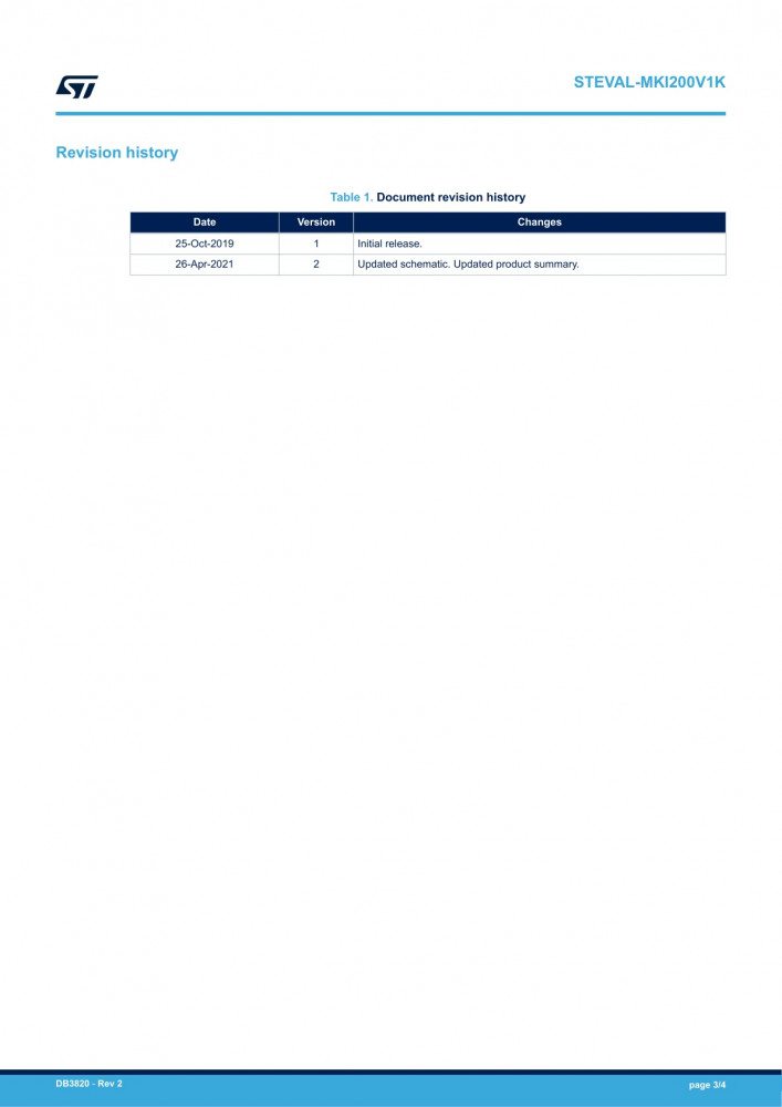 STEVAL-MKI200V1K product documentation page 3