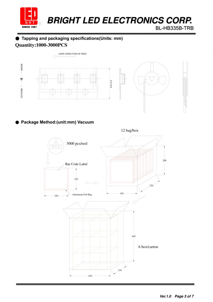 BL-HB335B-TRB-6 datasheet page 4