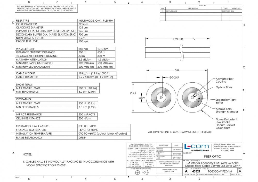 FOB30OM1PSZV-M technical drawing