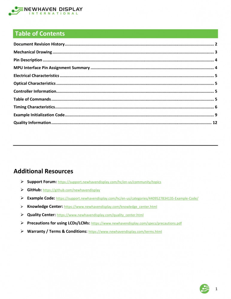NHD-2.4-240320CF-BSXV-F document page 2