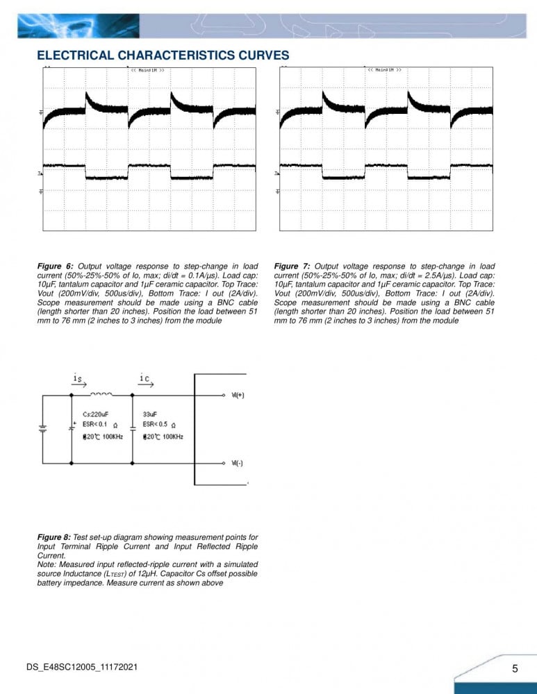 DELTA E48SC12005NNFA datasheet page 5
