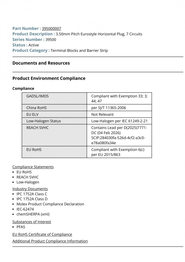 Product document image, page 1