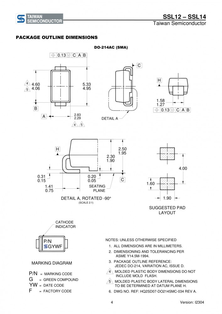 SSL13 datasheet visual, page 4