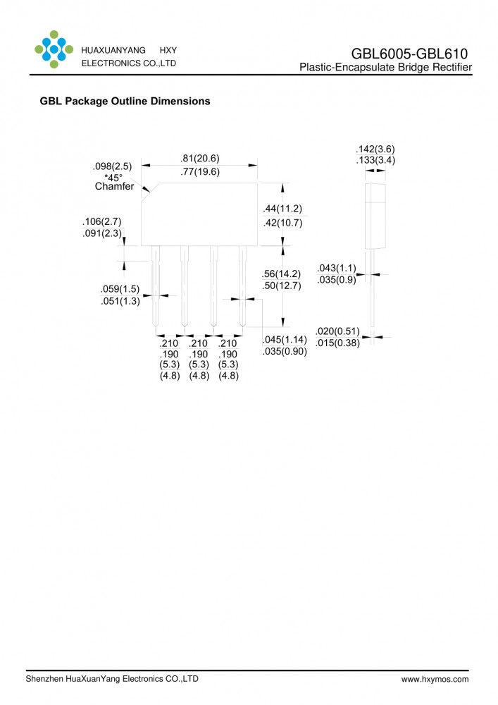 GBL610 datasheet page 3