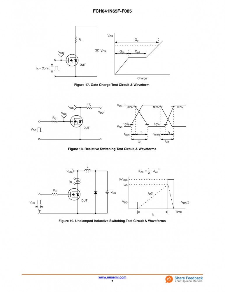 FCH041N65F-F085 datasheet page 7