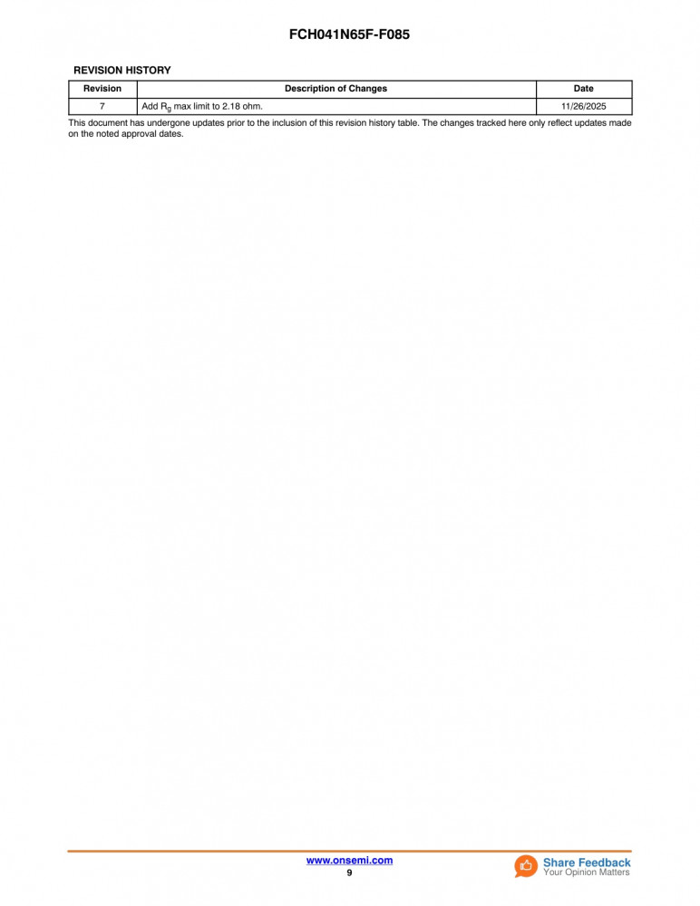 FCH041N65F-F085 datasheet page 9