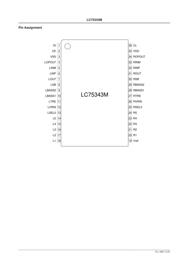 LC75343M document page 2