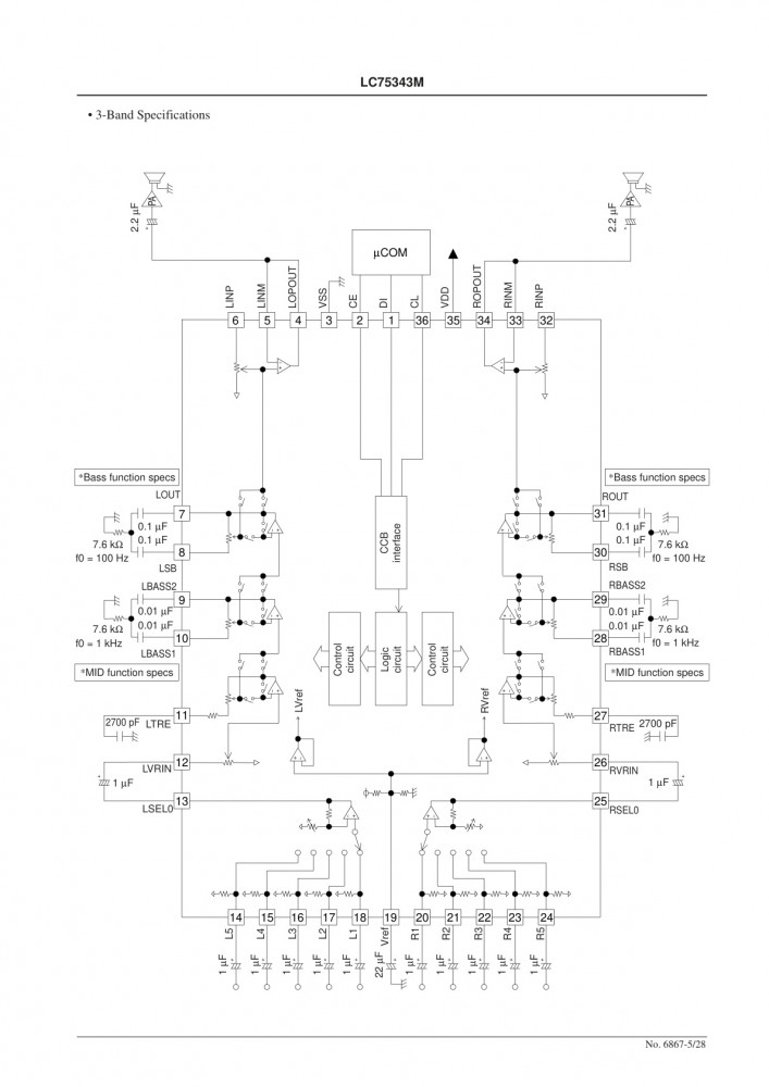 LC75343M document page 5