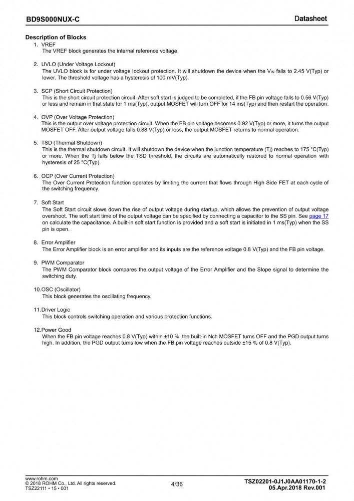 BD9S000NUX-CE2 datasheet page 4