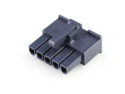Mini-Fit Versa Color Receptacle Housing, Dual Row, Nylon 6/6 UL 94V-0, 10 Circuits, Glow-Wire Capable, Blue