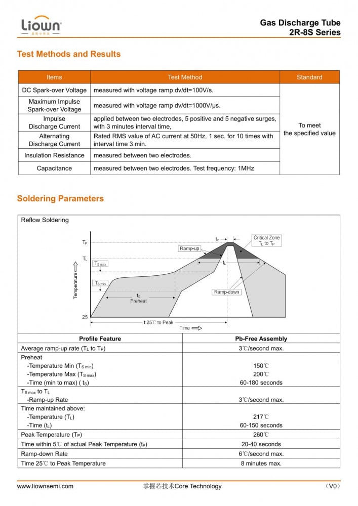 Liown 2R090PM-8S datasheet page 3