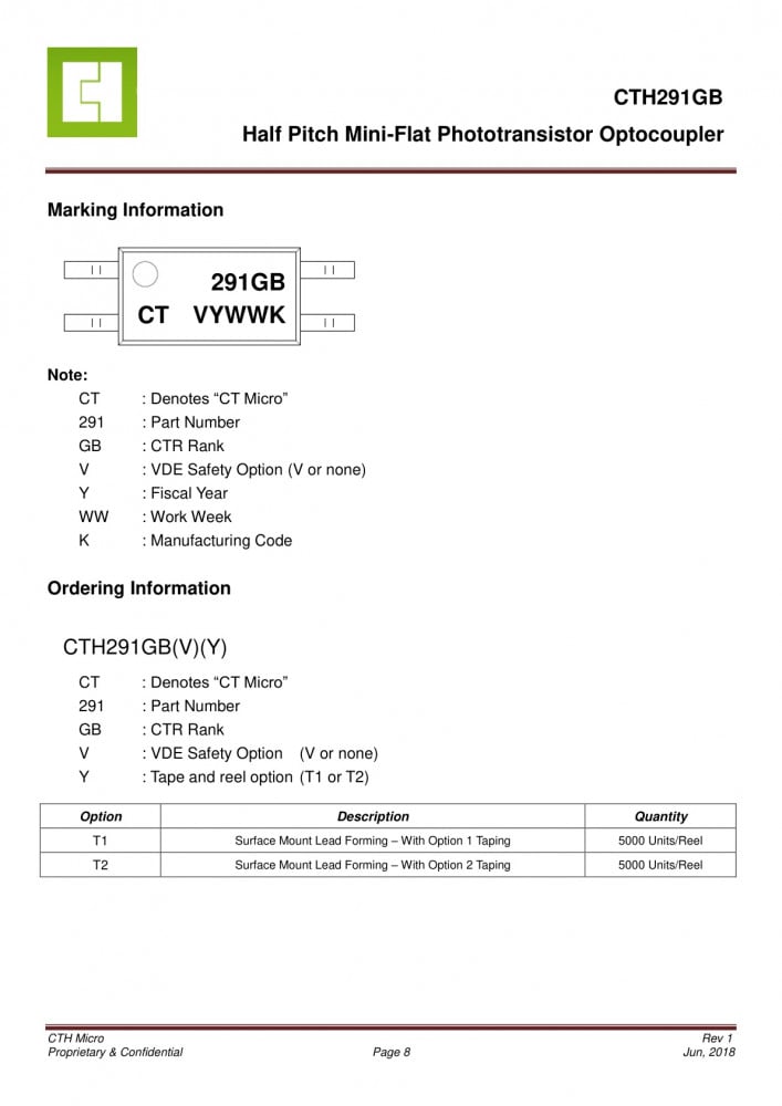 CTH291GB(T1) datasheet page 8