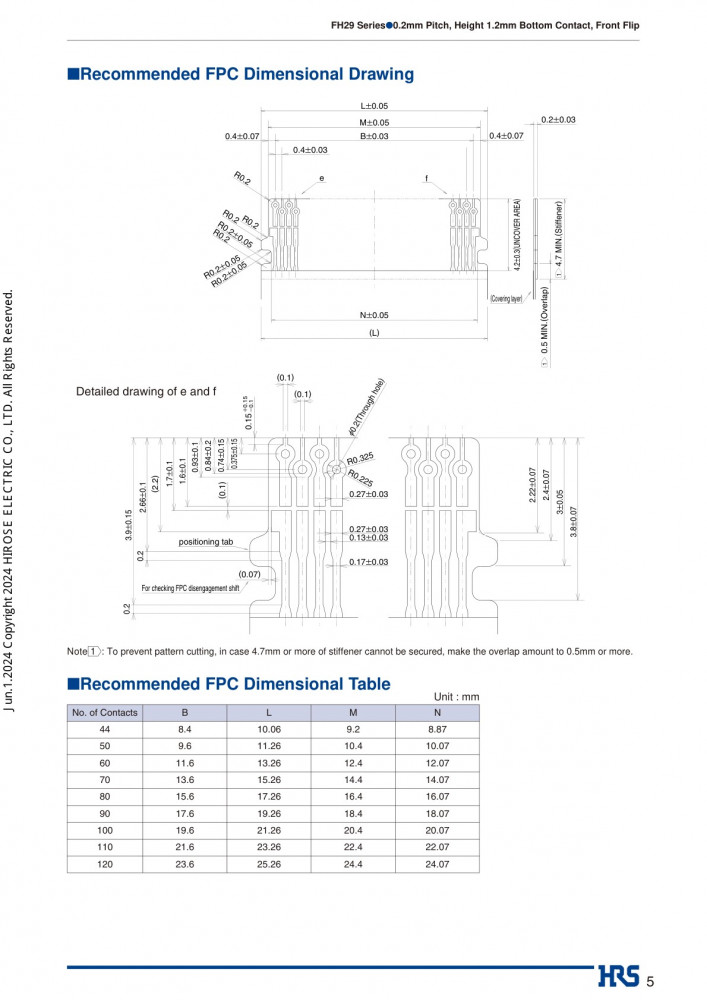 FH29 series datasheet page 5