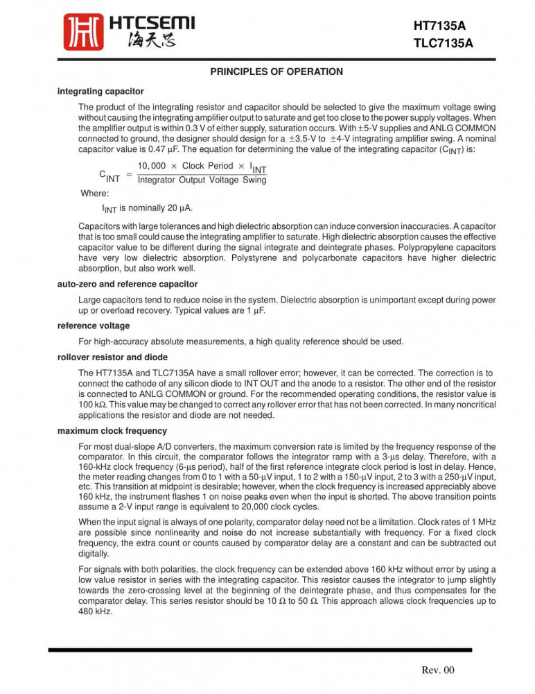 HT7135ARWZ datasheet page 9