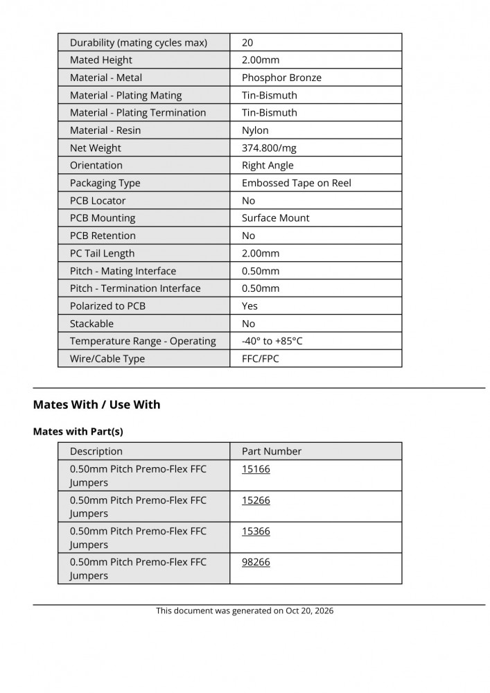 MOLEX 541323297 technical document page 3