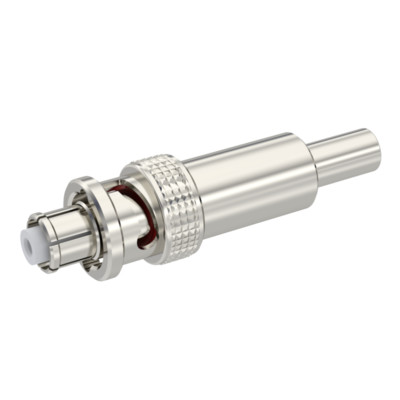 2.4 MM / STRAIGHT PLUG SOLDER TYPE CAPTIV. CONTACT CABLE .085