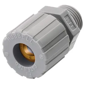 Kellems Wire Management, Cord Connectors, Straight Male, .06
