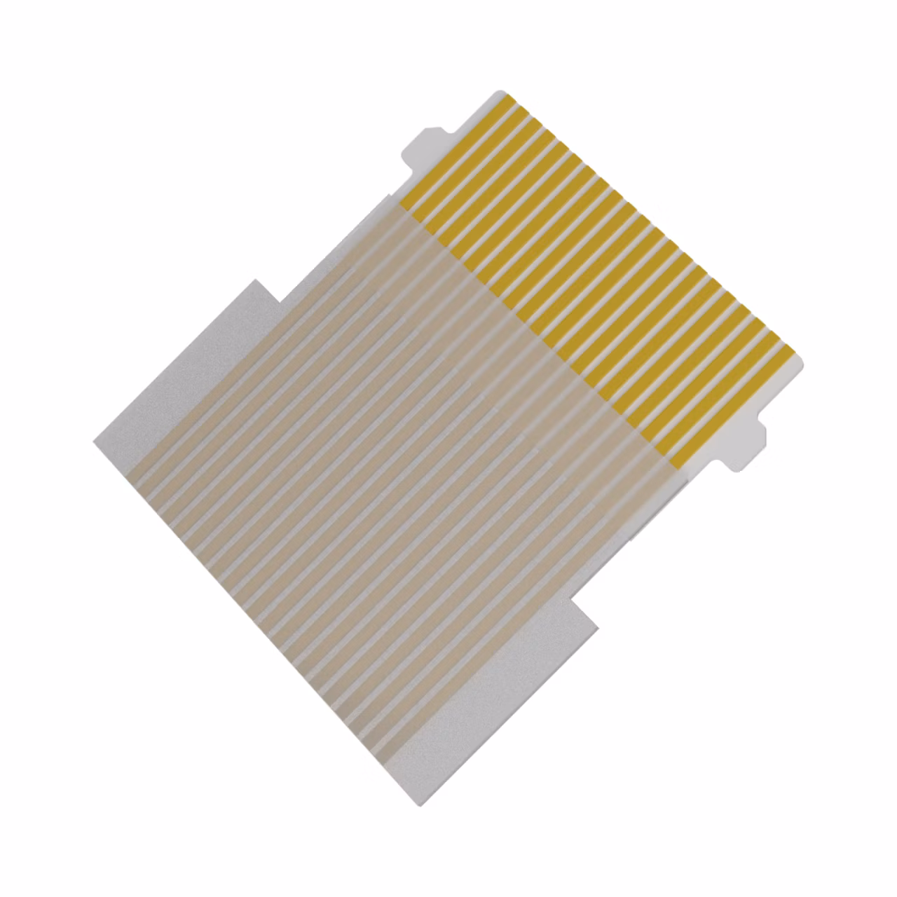 0.50mm Pitch Premo-Flex FFC Jumper with Ears, Same Side Contacts (Type A), 76.00mm Cable Length, Gold (Au) Plating, 21 Circuits for sale