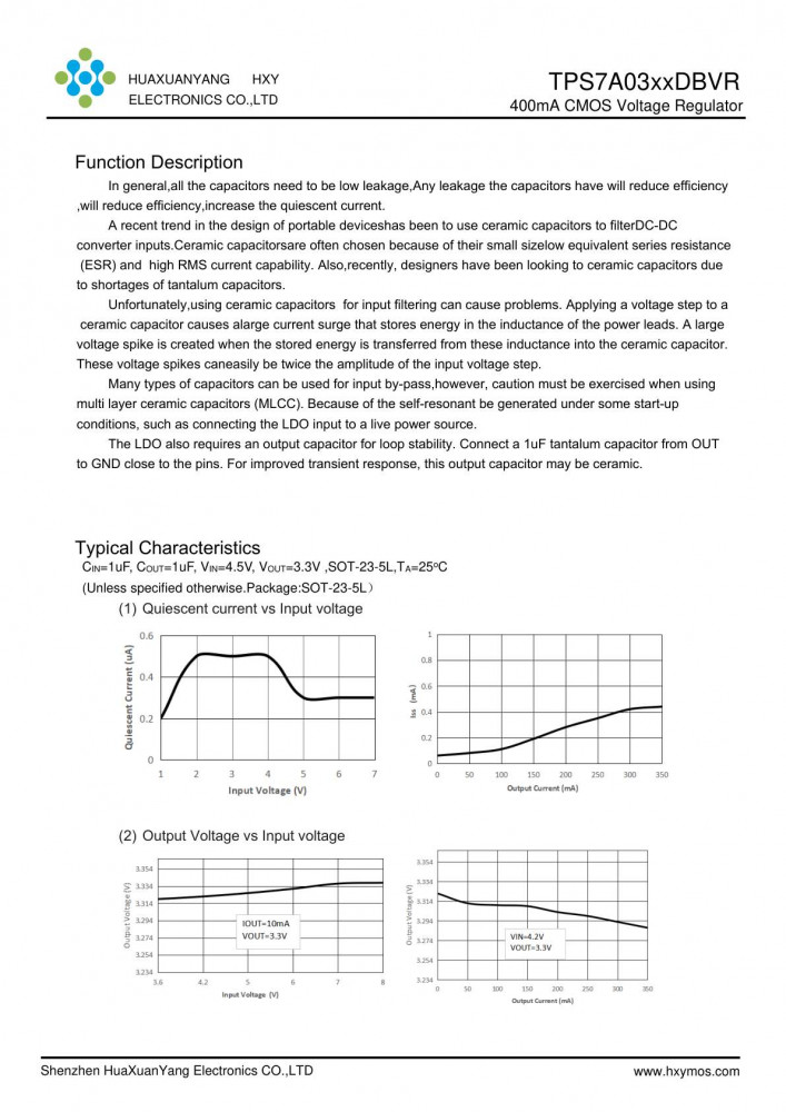 TPS7A0333DBVR-HXY datasheet page 4