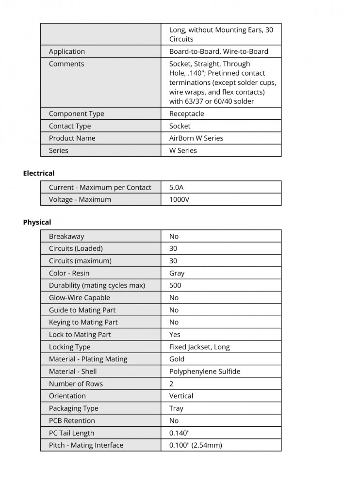 WTA30SAD9JL-D01 product documentation image, page 2
