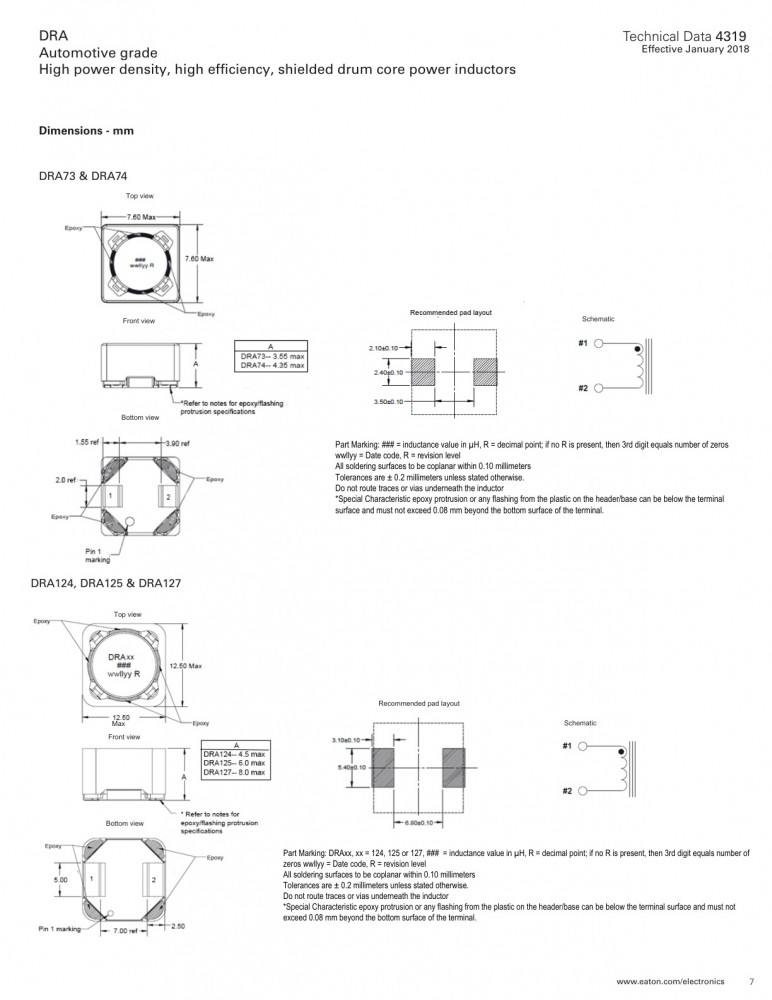 EATON DRA series datasheet page 7