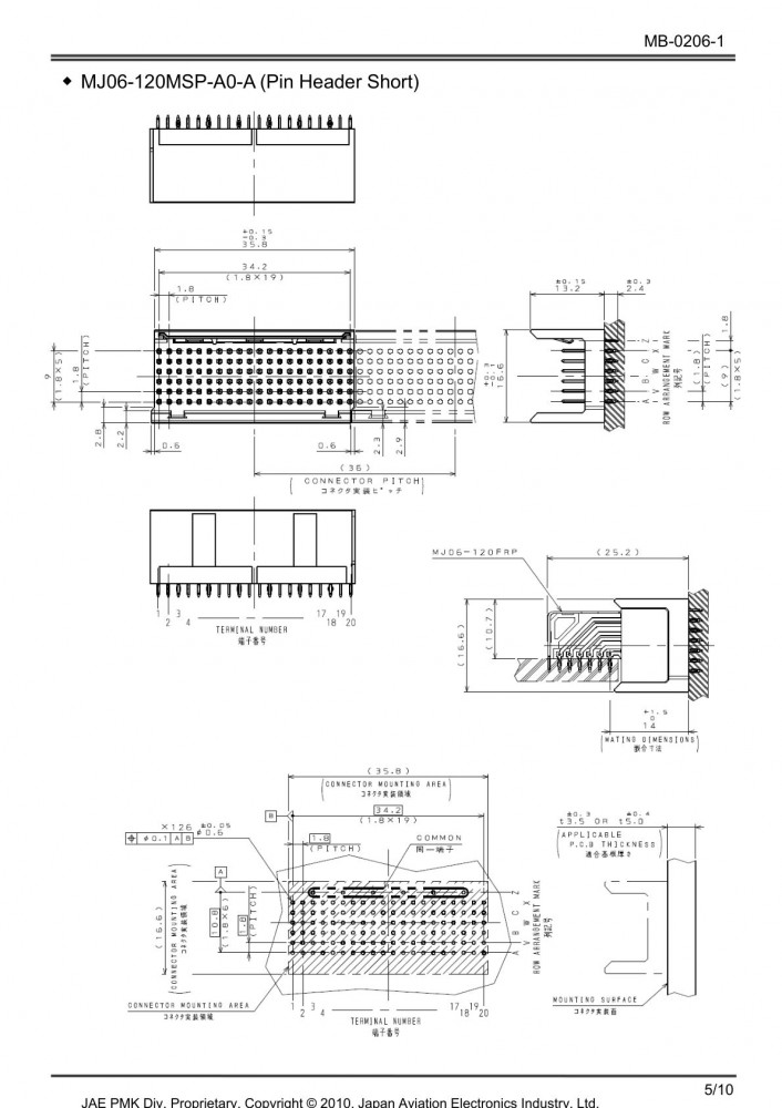 MJ06 Series document page 5
