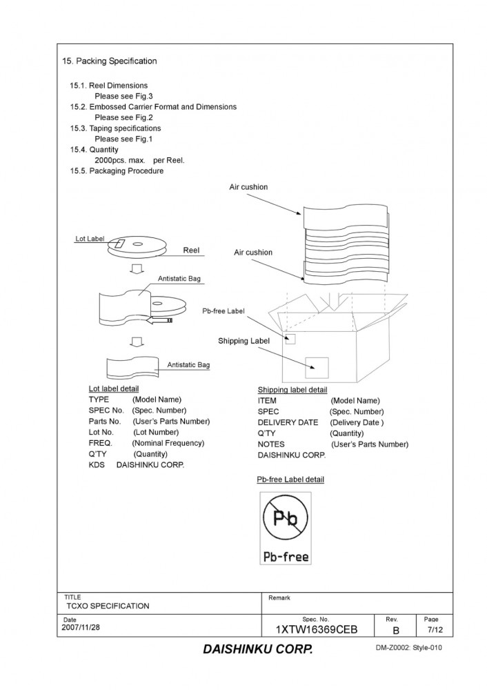 KDS DSB321SDA specification page 8