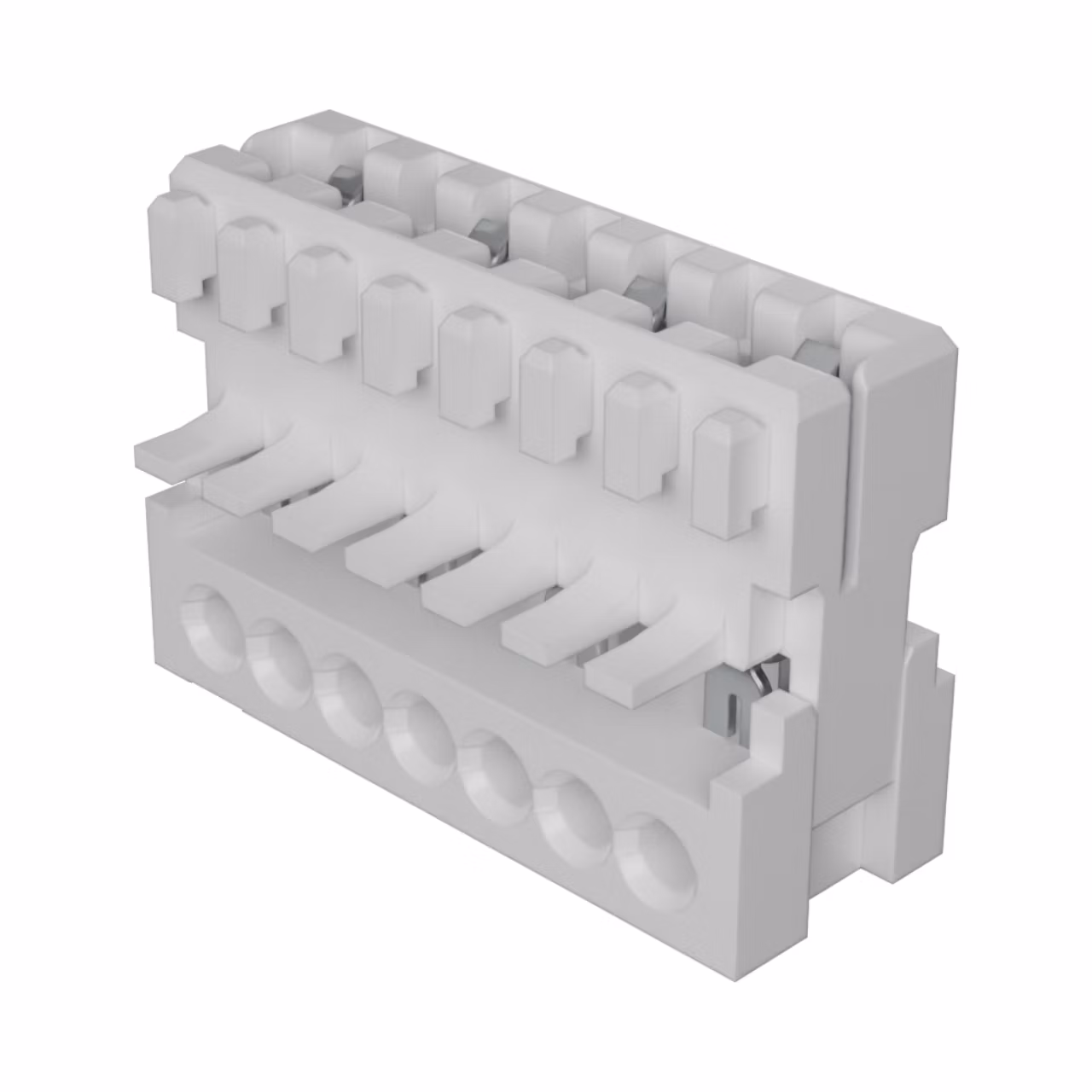 Appli-Mate RAST 2.5 IDT Housing, 5.00mm Pitch, Female, 4 Circuits, All Position Keys, Slotted Endwalls for sale