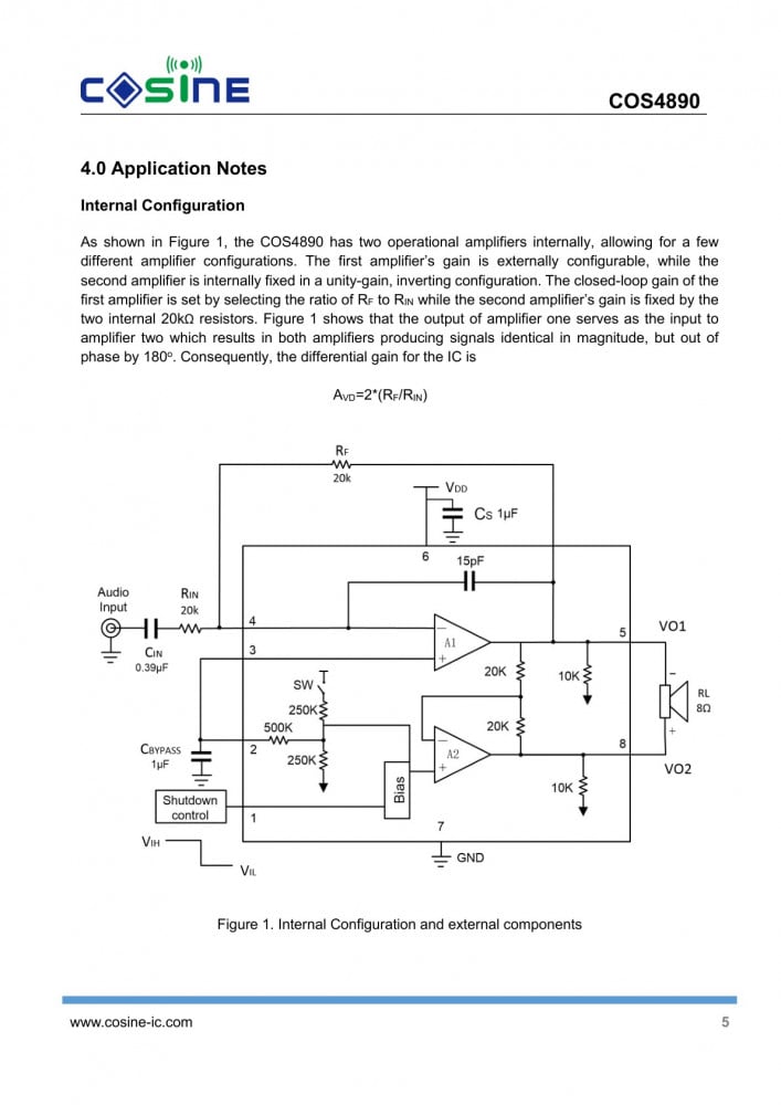COS4890SR datasheet page 5