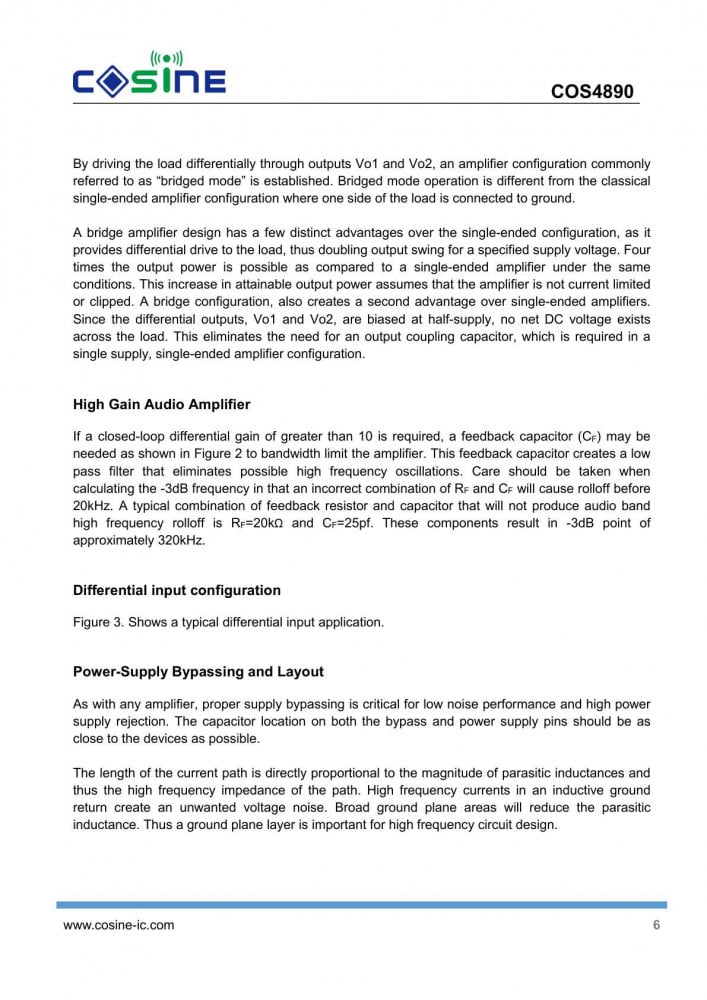 COS4890SR datasheet page 6