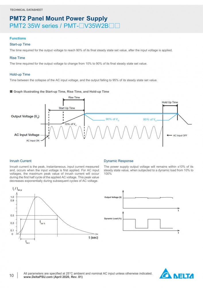 DELTA PMT2 datasheet page 10