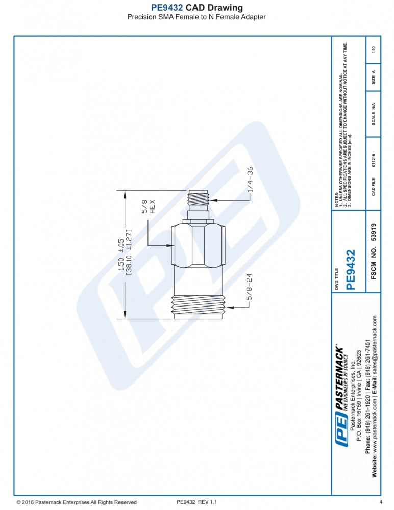 PE9432 technical document page 4