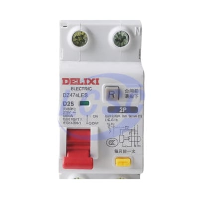 Delixi Electric DZ47SLES2D25R100 Miniature Residual Current Circuit Breaker