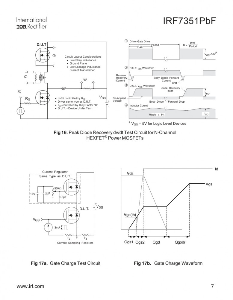 IRF7351TRPBF datasheet page 7