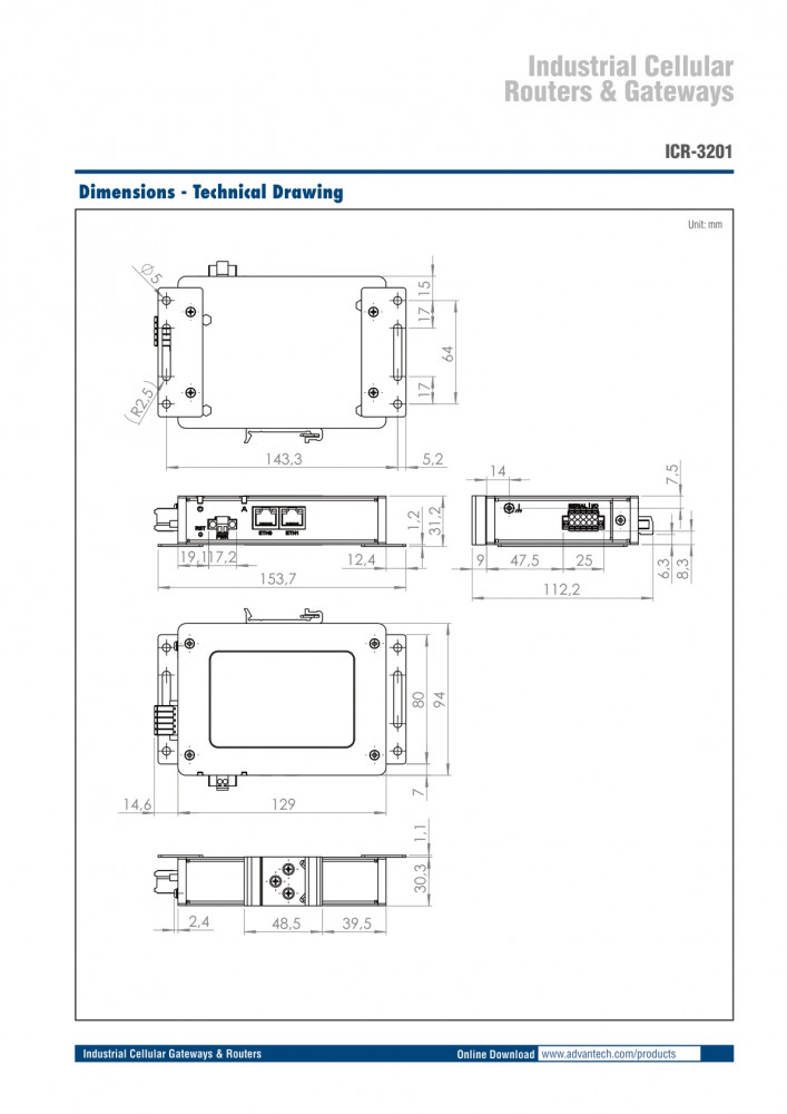 ICR-3201W technical document, page 5