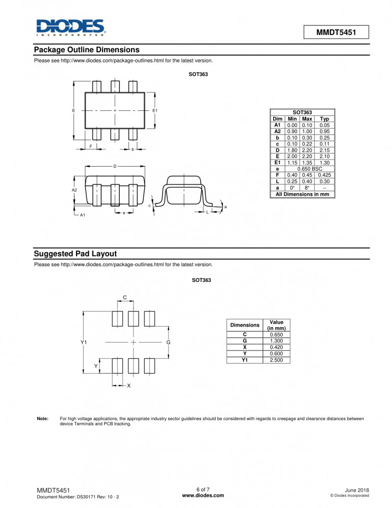 MMDT5451-7-F datasheet page 6