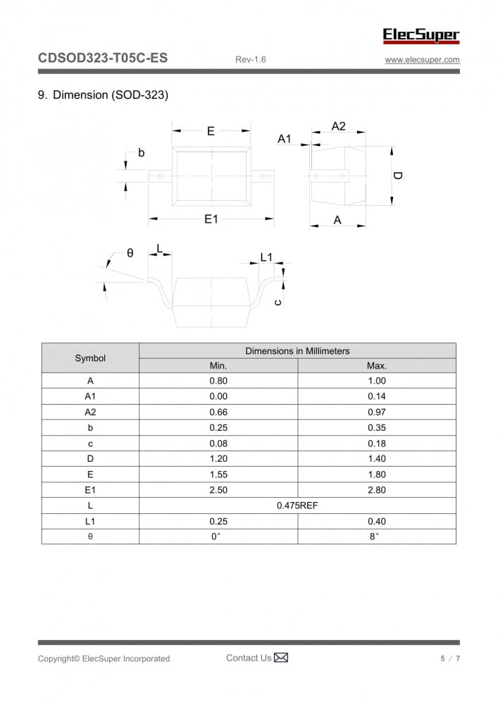 CDSOD323-T05C-ES datasheet page 5