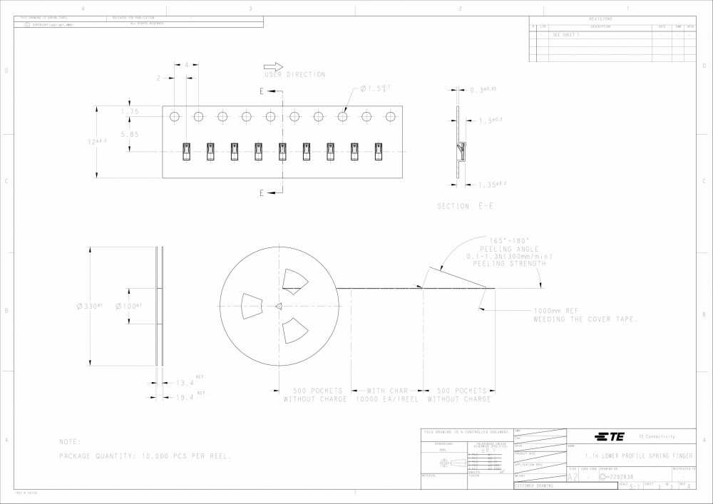 TE Connectivity 2292838-3 drawing page 3